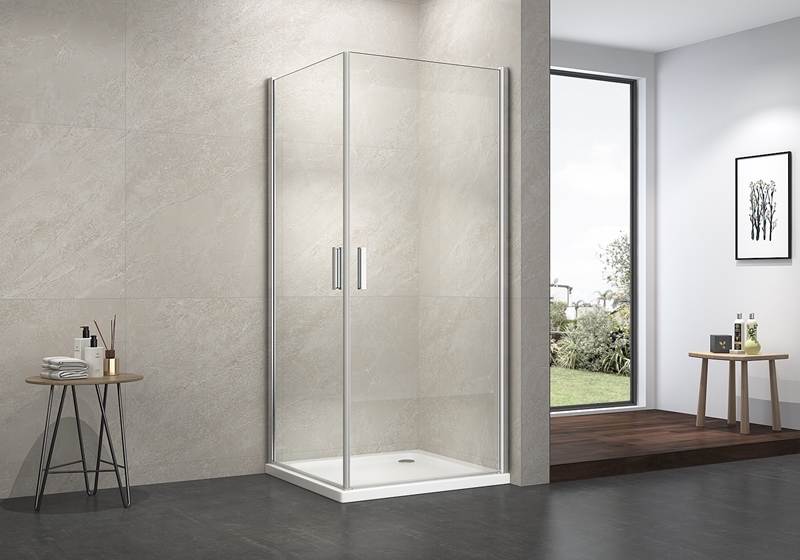 Wholesale EX-211 6mm two open door pivot classic shower enclosure ...